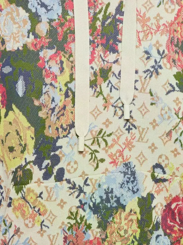 LOUIS VUITTON Floral Monogram Hoodie