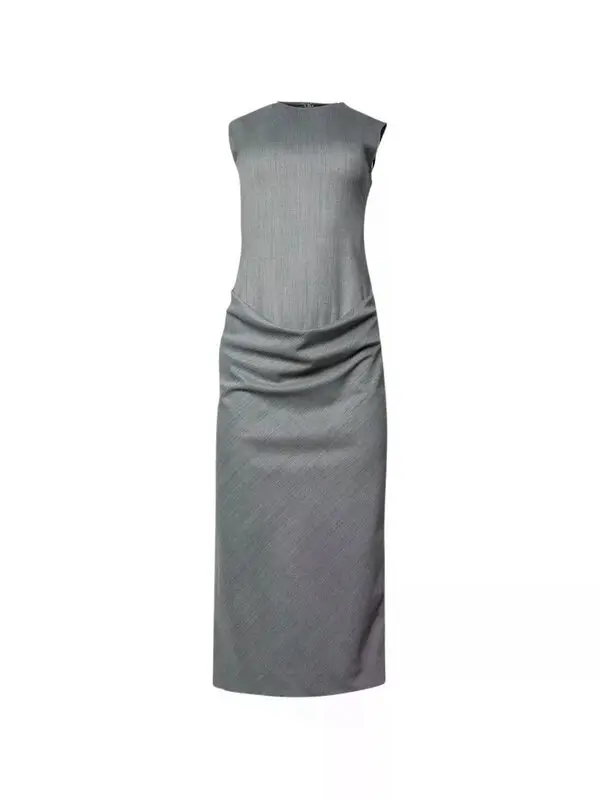 Burc Akyol Caryatid Wool Maxi Dress