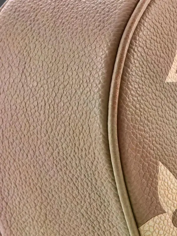 LOUIS VUITTON Bagatelle Nm Handbag Bicolor Monogram Empreinte Giant Shoulder Bag - Brown