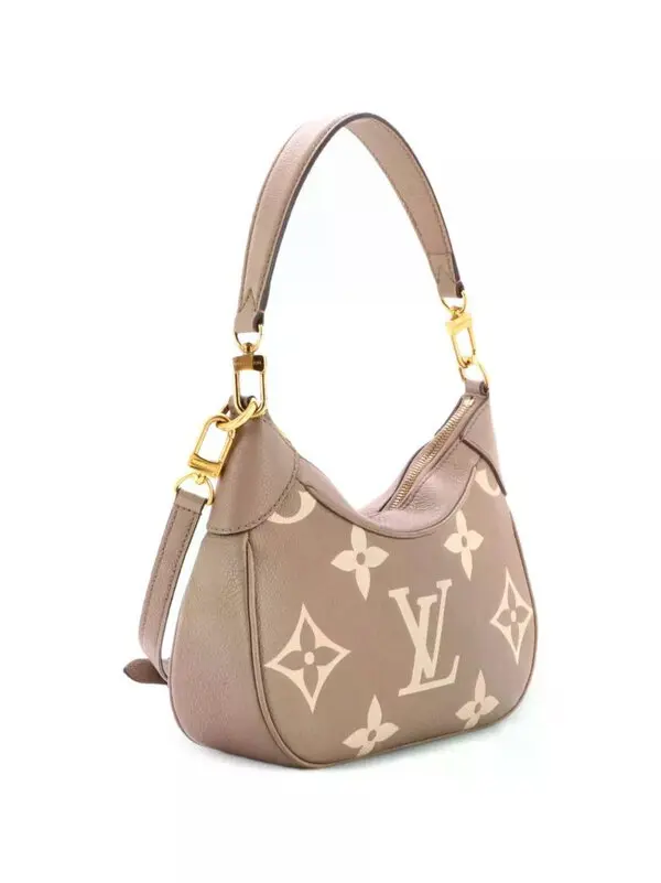 LOUIS VUITTON Bagatelle Nm Handbag Monogram Empreinte Giant Shoulder Bag - Brown