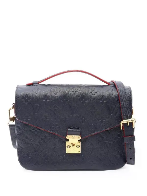 LOUIS VUITTON 2019 Monogram Empreinte Pochette Metis Satchel