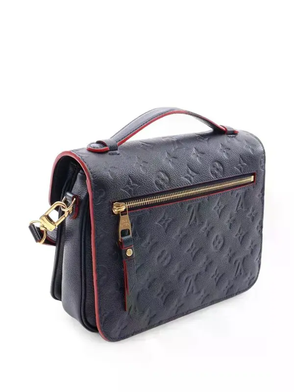 LOUIS VUITTON 2019 Monogram Empreinte Pochette Metis Satchel