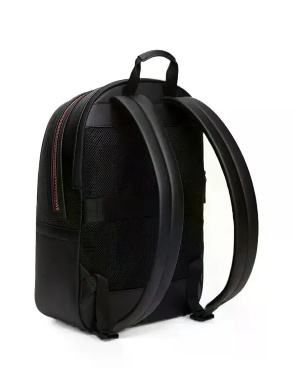 Tommy Hilfiger Grained-texture Logo-plaque Backpack