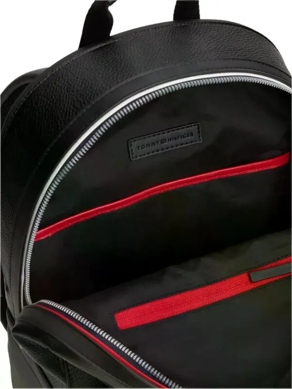 Tommy Hilfiger Grained-texture Logo-plaque Backpack