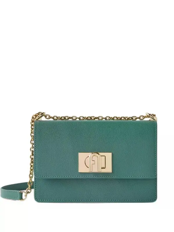Furla 1927 Grained Leather Mini Bag - Green