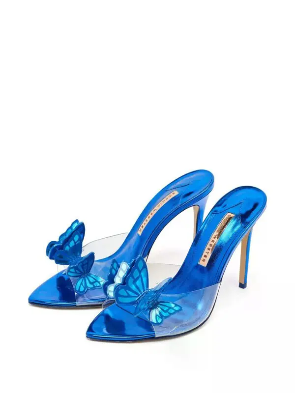 SOPHIA WEBSTER Vanessa Heeled Sandals - Blue