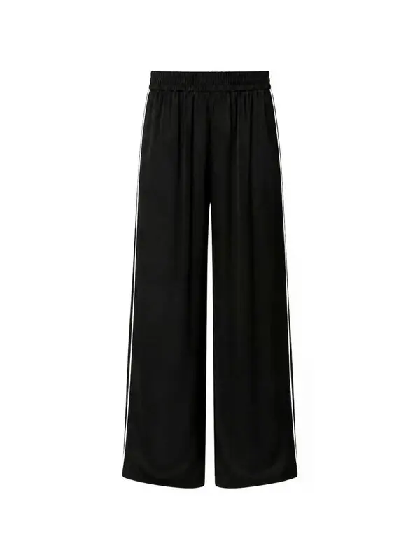 Zadig&Voltaire Wide-leg Satin Trousers - Black