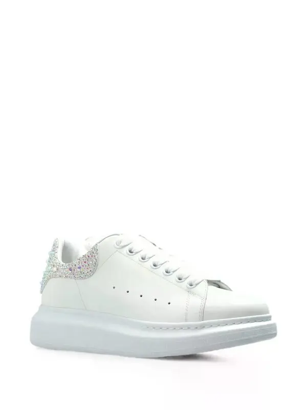 Alexander McQueen Oversized Crystal-embellished Sneakers