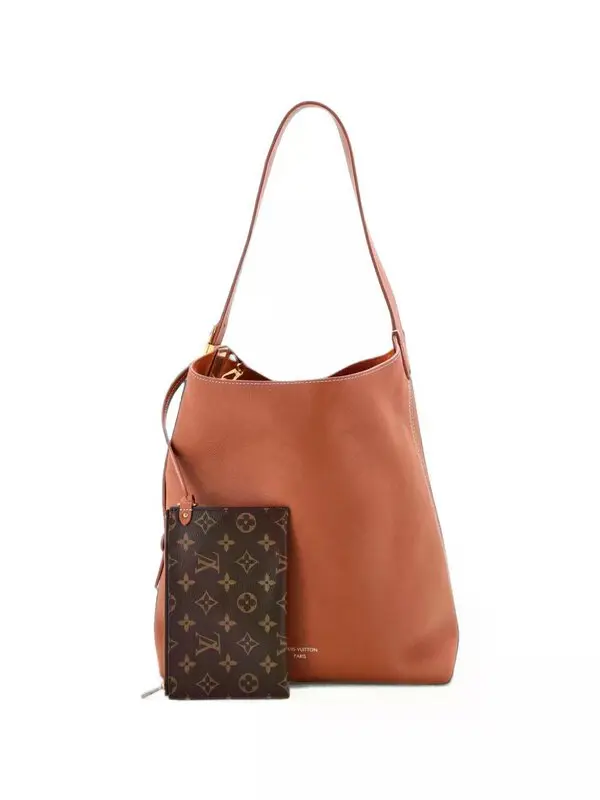 LOUIS VUITTON Low Key Calfskin Mm Hobo Bag - Brown