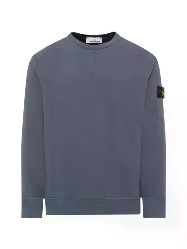 Stone Island 6100057 Heavy Organic-coton Jersey Sweatshirt - Grey