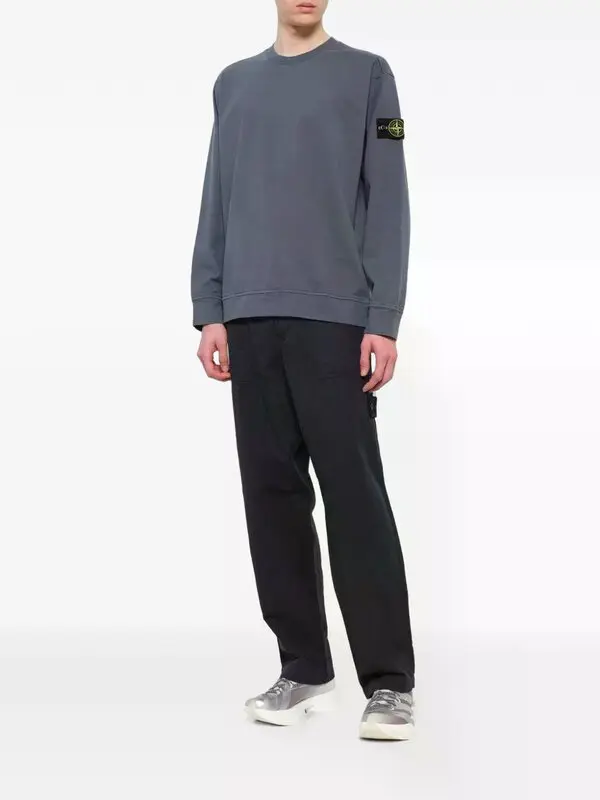 Stone Island 6100057 Heavy Organic-coton Jersey Sweatshirt - Grey