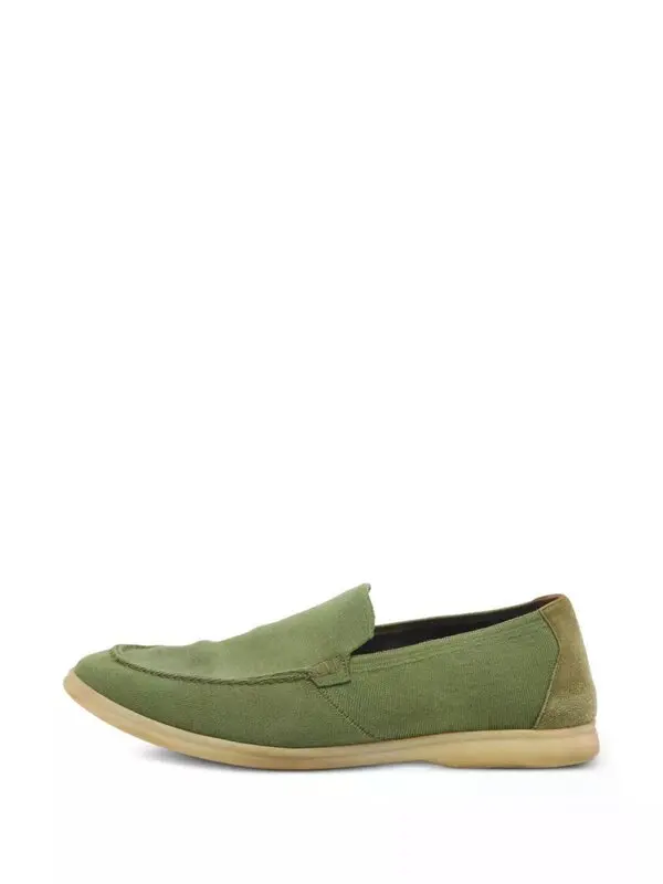 Loro Piana Summer Walk Loafers - Green