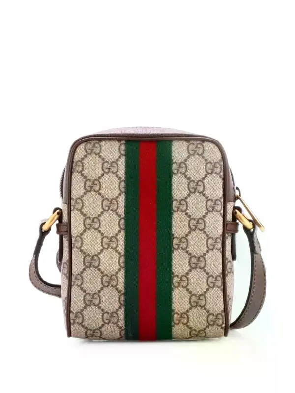 Gucci Ophidia Messenger Bag Gg Coated Canvas Mini Crossbody Bag
