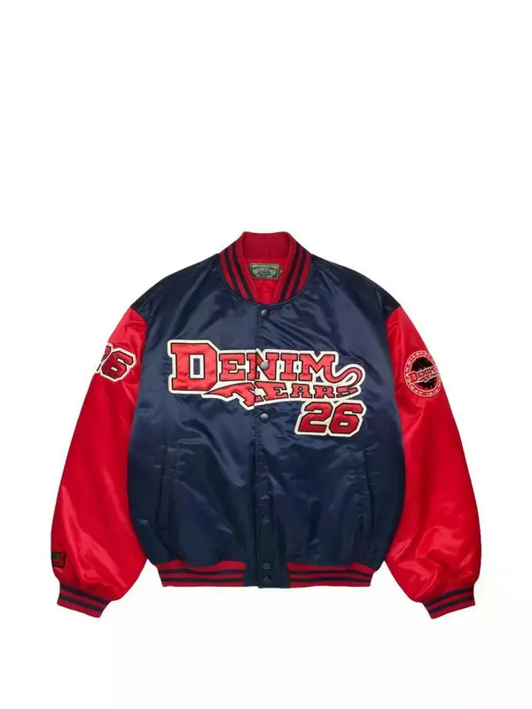 DENIM TEARS Varsity Jacket With Logo Patch