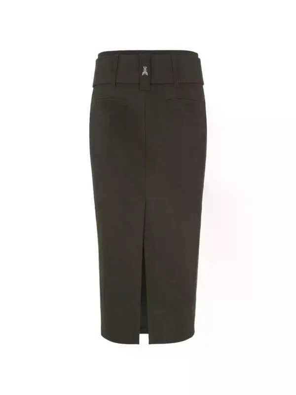 Patrizia Pepe Belted Pencil Midi Skirt