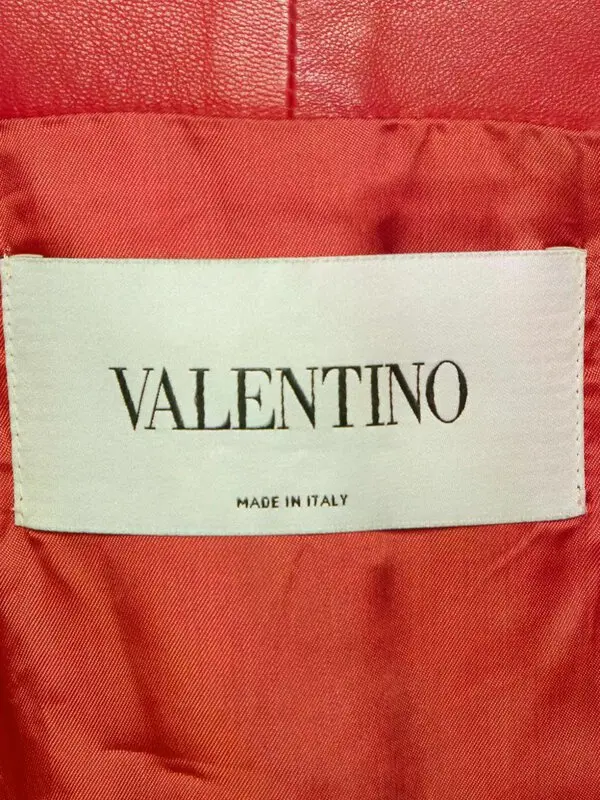 Valentino Garavani Floral-appliqué Leather Vest