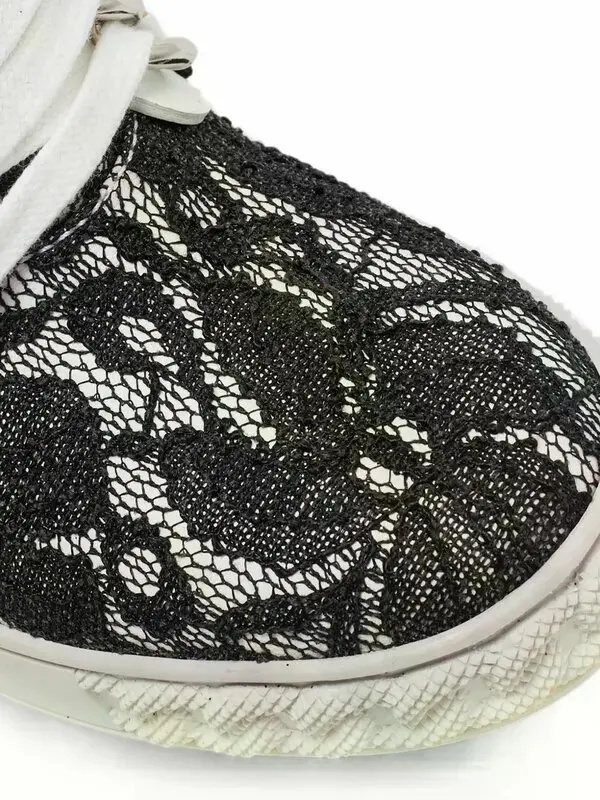 Casadei Lace Wedge Sneakers