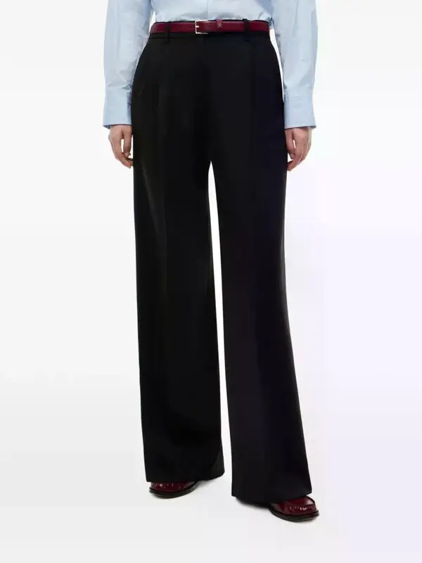 Tommy Hilfiger Pleated Wide-leg Trousers