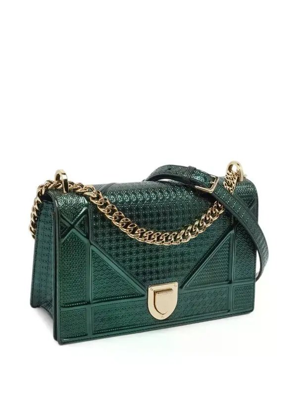 Dior 2018 Medium Diorama Microcannage Shoulder Bag