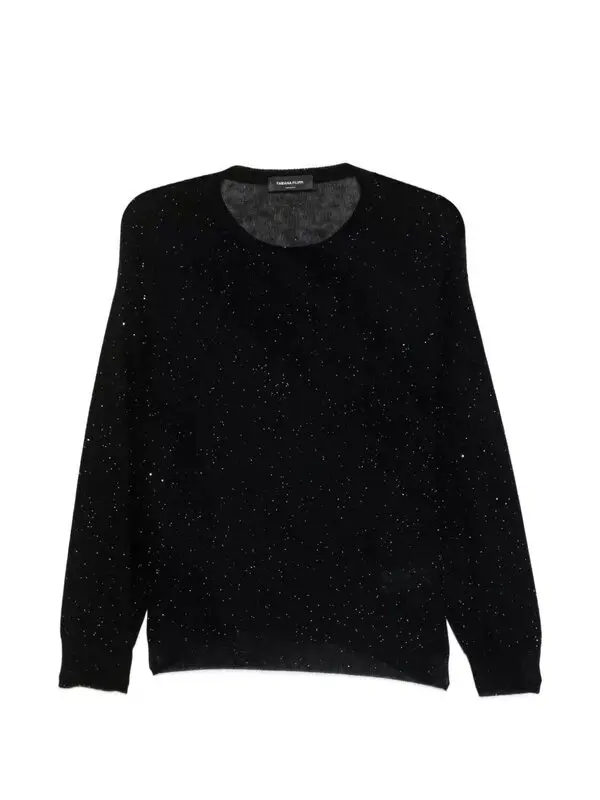 Fabiana Filippi Sequin Embellished Wool Sweater