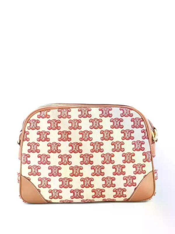 Celine Canvas Triomphe Camera Bag - Neutrals