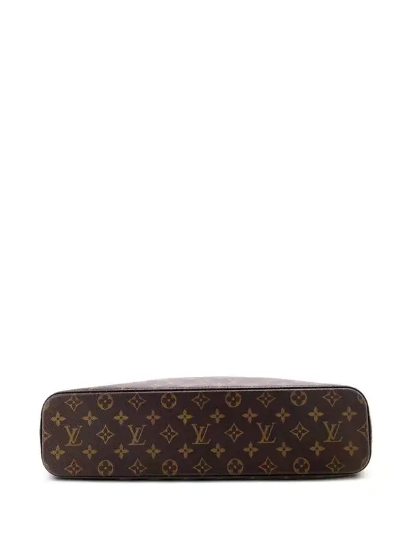LOUIS VUITTON Luco Handbag Monogram Canvas Tote Bag - Brown