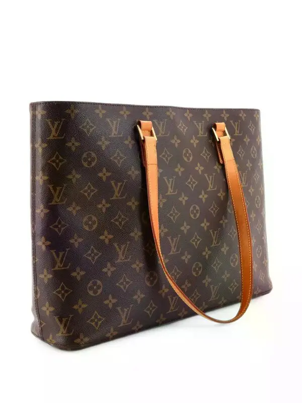 LOUIS VUITTON Luco Monogram Canvas Tote Bag - Brown
