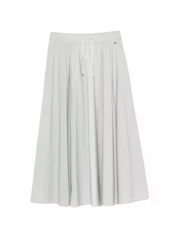 Herno Drawstring Flared Midi Skirt - Grey
