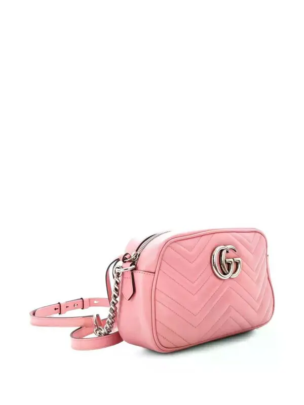 Gucci Matelassé Leather Shoulder Bag - Pink