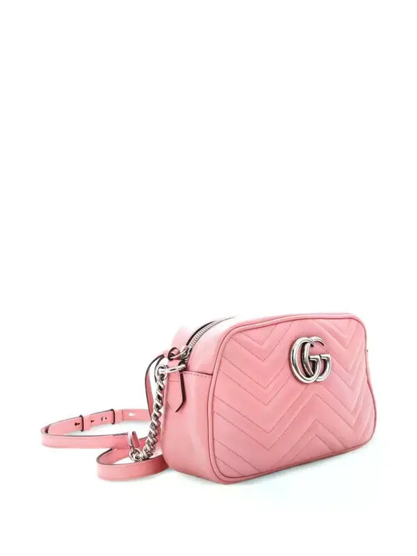 Gucci Matelassé Leather Shoulder Bag - Pink