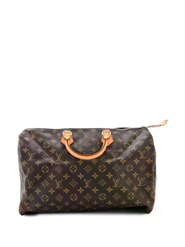 LOUIS VUITTON Speedy 40 Monogram Canvas Satchel