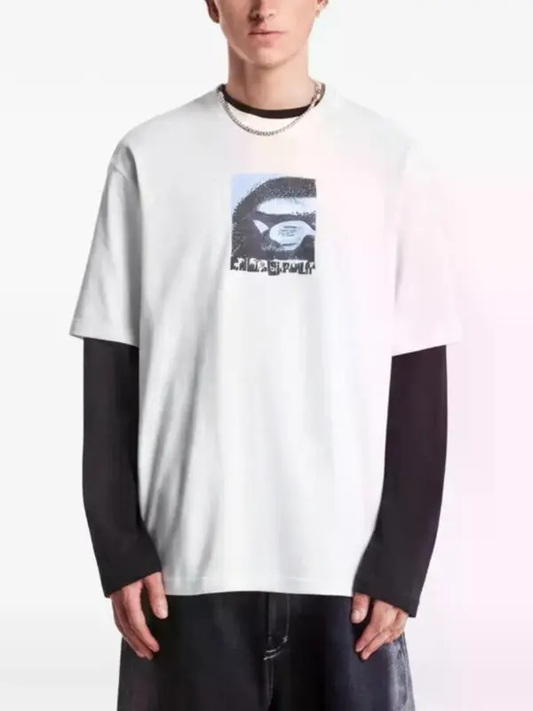 A BATHING APE Spray Ape Head T-shirt