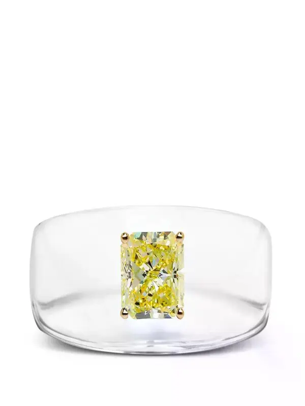 SOLO FOR DIAMONDS Radiant-cut Diamond Band Ring