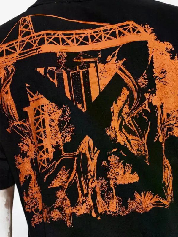 Off-White Logo-print Cotton T-shirt