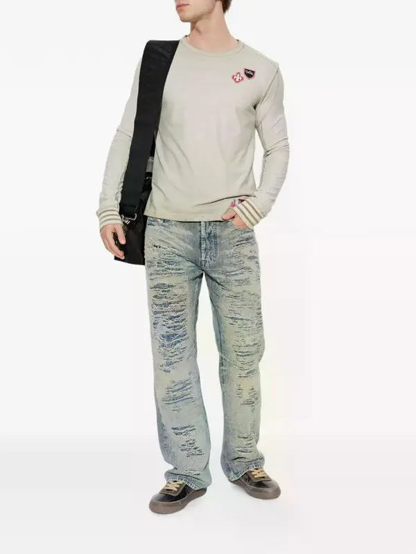 DIESEL® Patch-detail Long-sleeve T-shirt