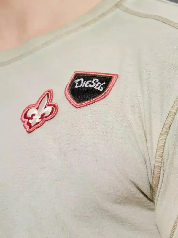 DIESEL® Patch-detail Long-sleeve T-shirt