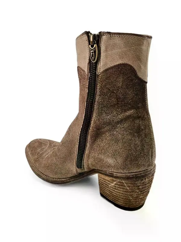 MADISON MAISON Pointy Star-patch Cowboy Boots
