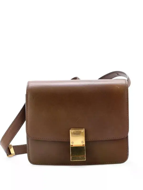 Celine Classic Box Bag Smooth Leather Small Crossbody Bag - Brown