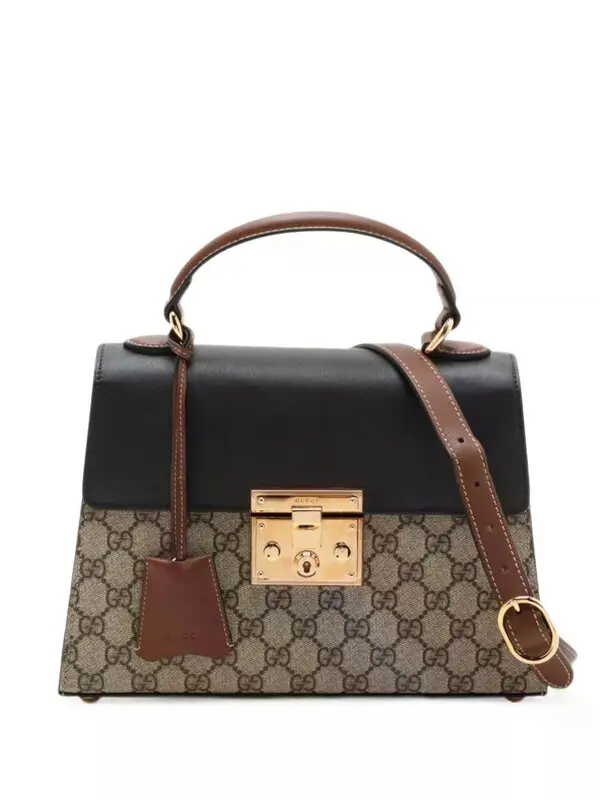 Gucci 2016-2026 Small Gg Supreme Padlock Satchel