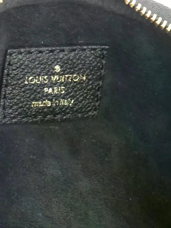 LOUIS VUITTON Bum Bag Monogram Empreinte Leather Mini Belt Bag - Black