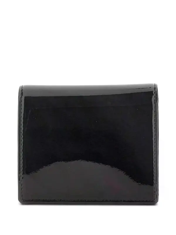 VIVIENNE WESTWOOD Orb Patent Wallet - Black