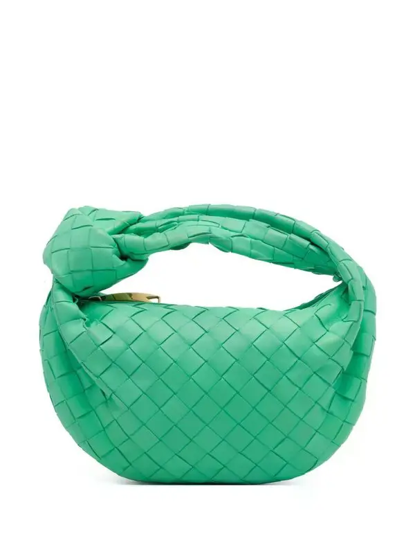 Bottega Veneta 2012-2026 Mini Nappa Intrecciato Jodie Hobo Bag - Green