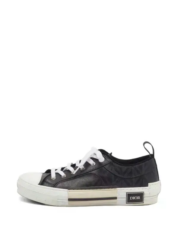 Dior Canvas B23 Low-top Sneakers - Black