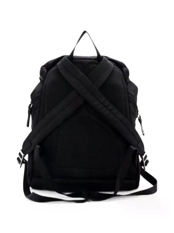 Prada Double Buckle Tessuto Medium Backpack
