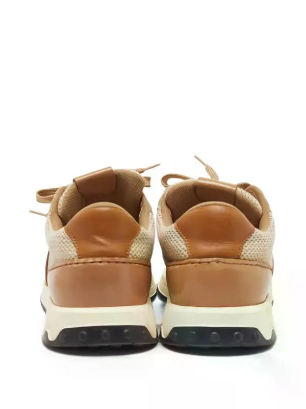 TOD'S Mesh Panelled Lace-up Sneakers - Neutrals