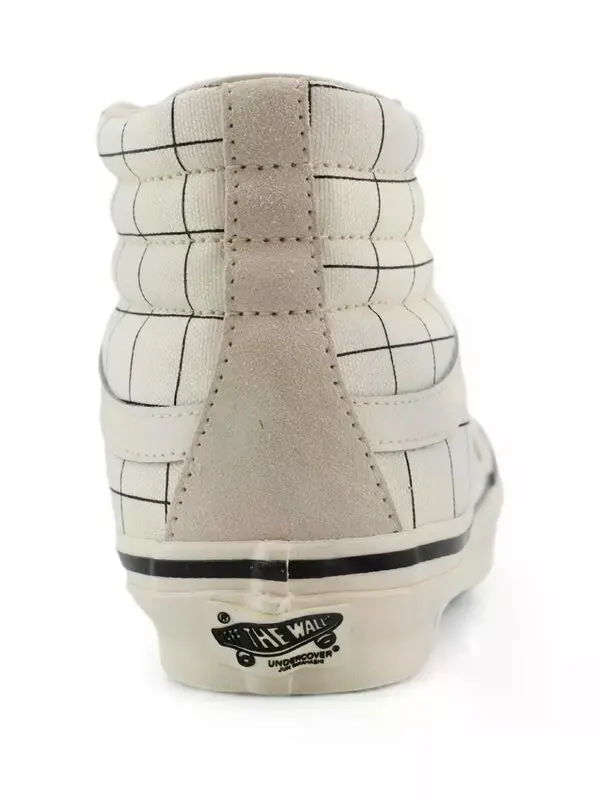 VANS X Undercover Sk8-hi Grid-pattern High-top Sneakers