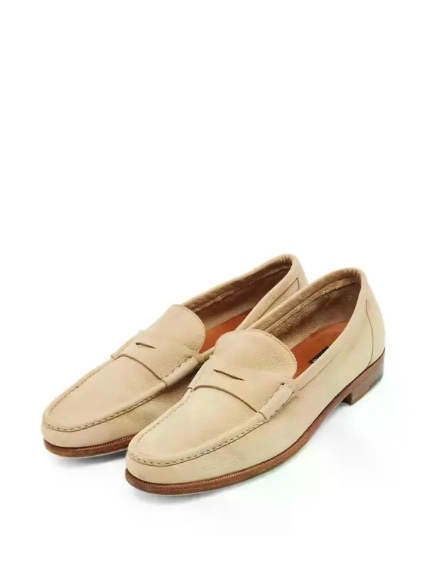 LANVIN Nubuck Leather Loafers