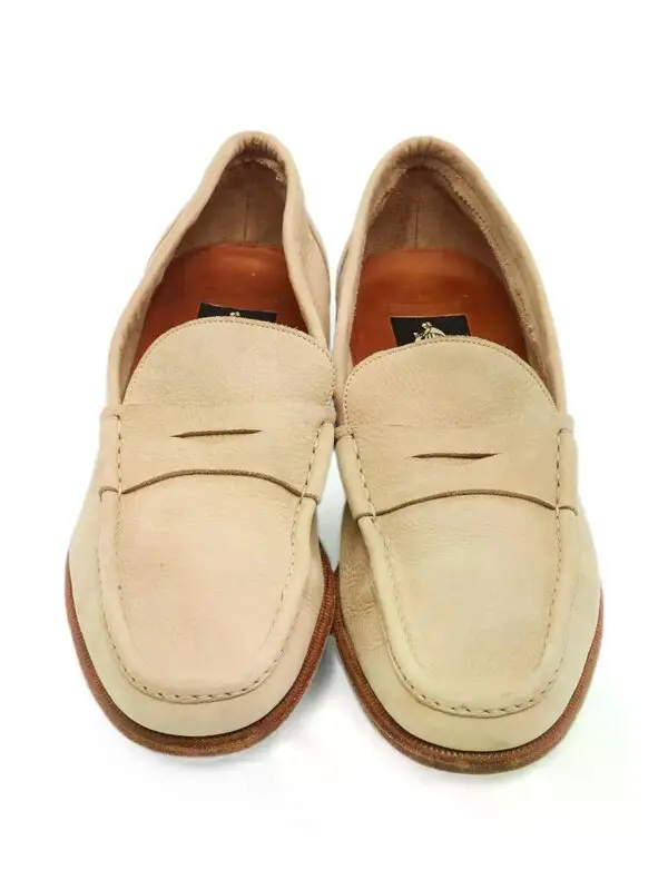 LANVIN Nubuck Leather Loafers