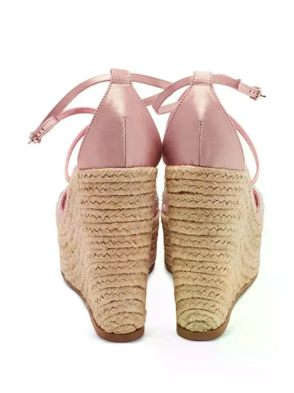 LE SILLA Embellished Espadrille Wedge Sandals