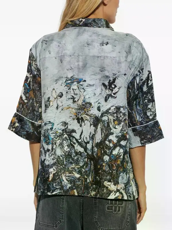 Munthe Vushi Printed Silk Shirt